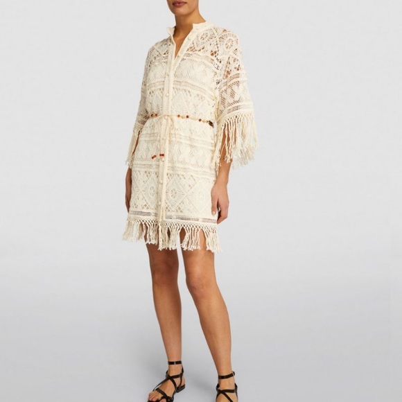 Zimmermann | Dresses | Zimmermann Lace Circa Ribbon Dress Size 3 | Poshmark